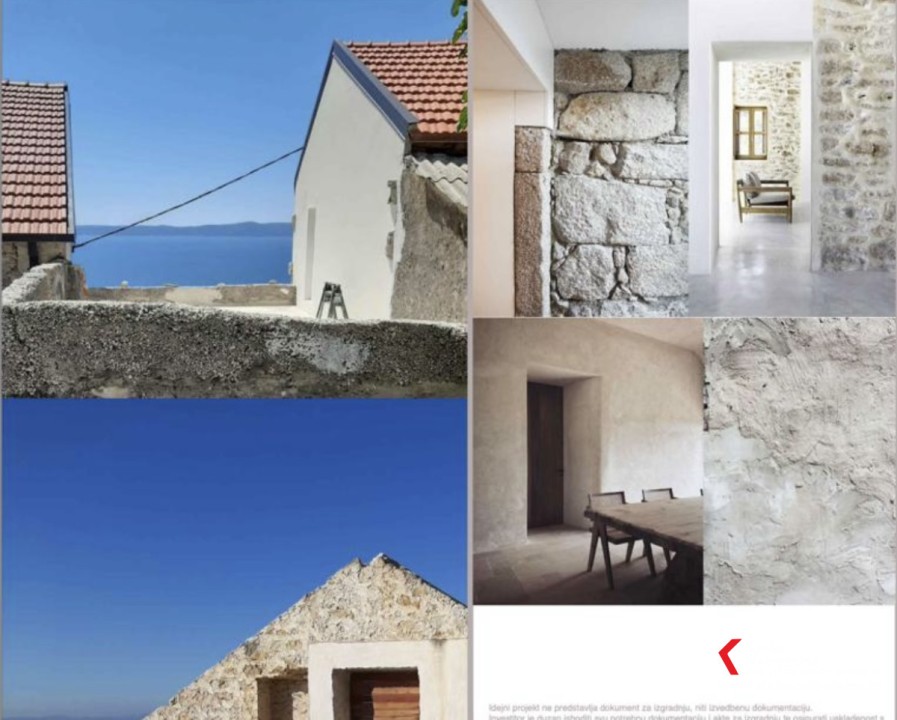 Dvojna kamena kuća u Podgori